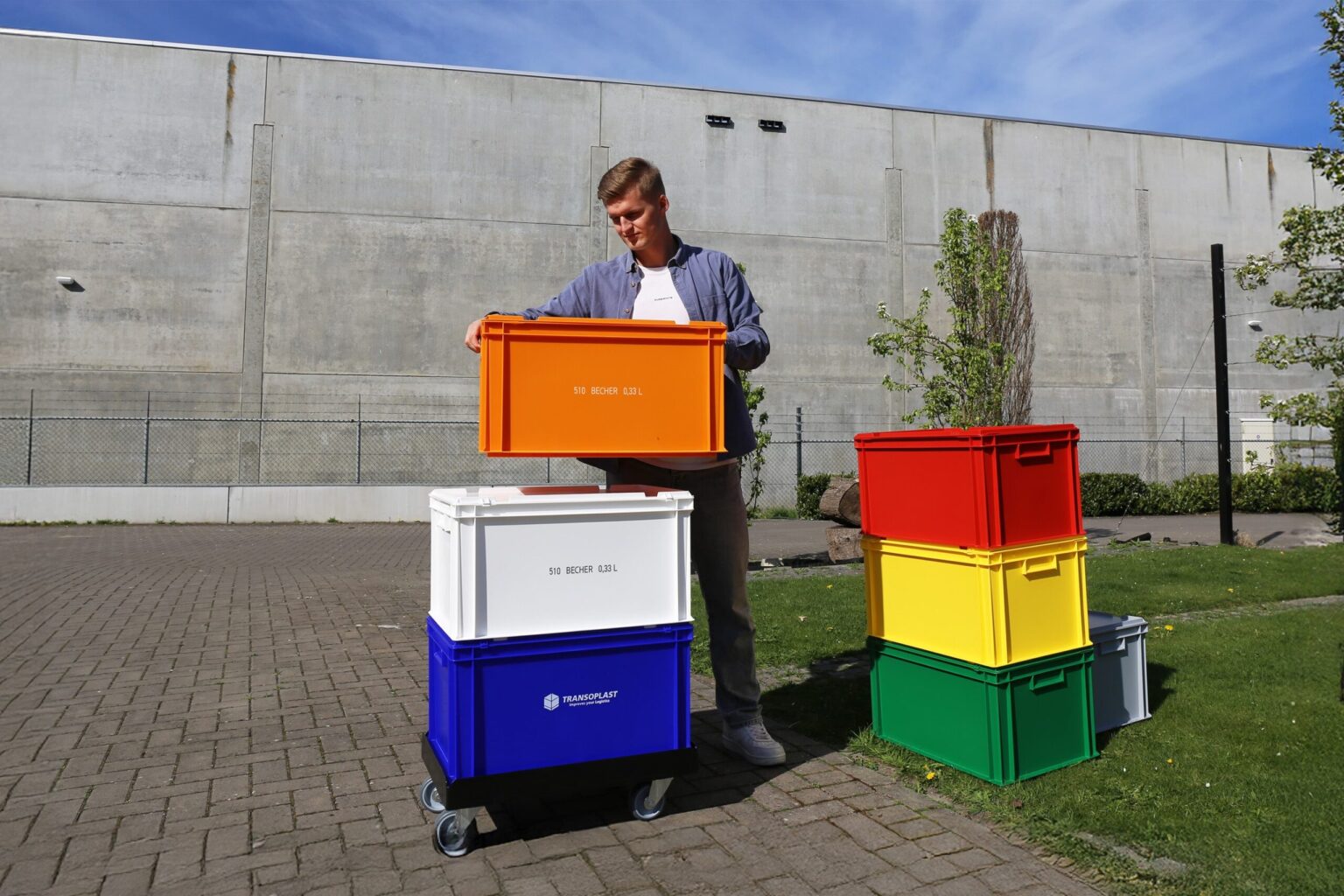 Euroboxen in allen Größen und Farben. Direkt aus Vorrat lieferbar